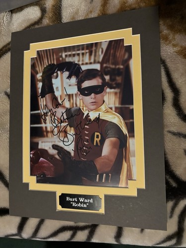 Burt Ward Authentic Signed Double Matted Piece, Batman Robin | eBay