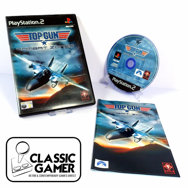 Top Gun Combat Zones PlayStation 2 Ps2 Game UK PAL Original Complete ...