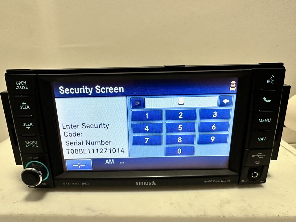 CHRYSLER JEEP DODGE Navigation MyGig Low Speed SAT Radio RHR CD DVD MP3 ...