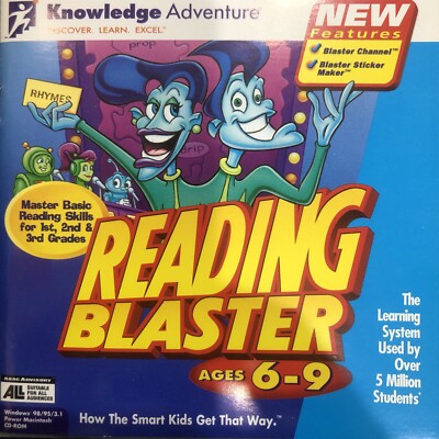 Reading Blaster 6-9 (Windows/Mac, 1998) 51581022271| eBay