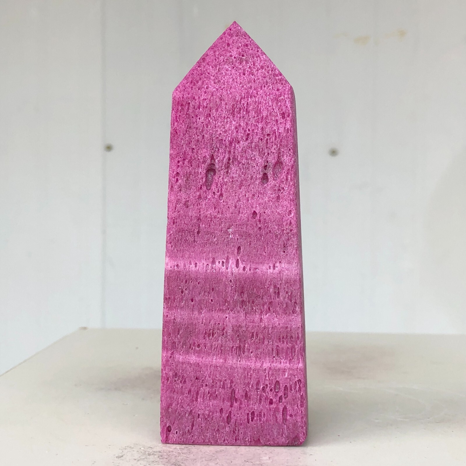 345g Natural Red Corundum Mineral Spirits Ruby Wand Point Quartz ...