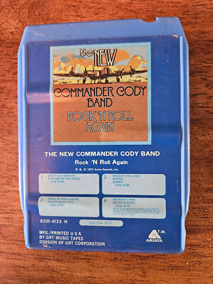 THE NEW COMMANDER CODY BAND - Rock N Roll Again 8 Track - Tested | eBay