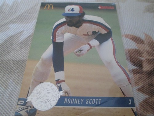 1993 Donruss McDonalds Montreal Expos RODNEY SCOTT N0 18 25 TH ...