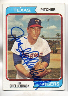 1974 TOPPS #657 JAMES SHELLENBACK SIGNED Autograph AUTO VINTAGE FREE ...