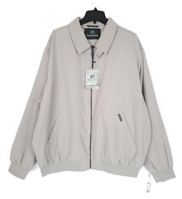 Weatherproof Men's Lightweight Microfiber Golf Jacket Stone Tan XXL NWT ...