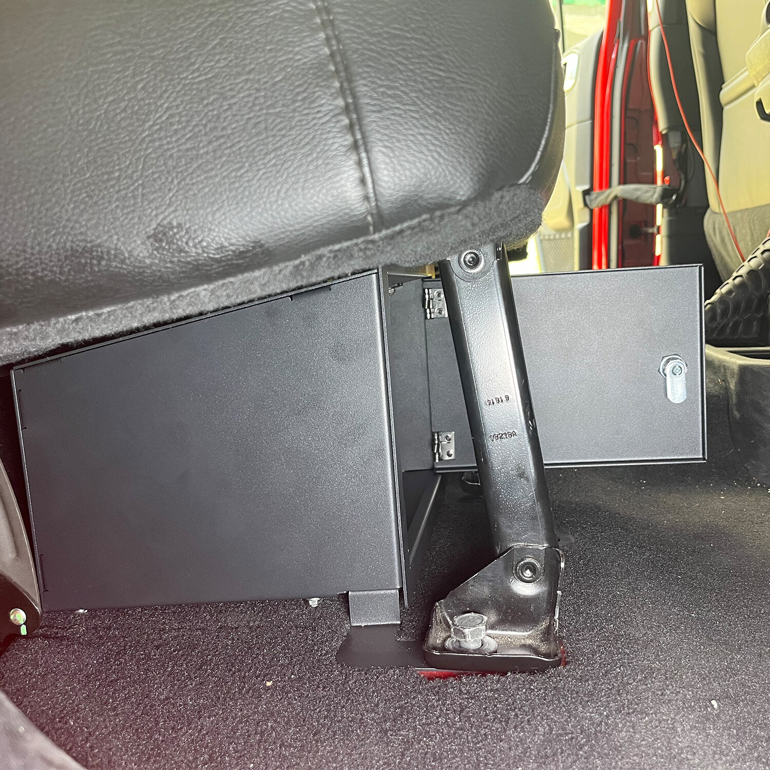 Lockable Rear Seat Anti Theft Safety Storage Box for Jeep Wrangler JL ...