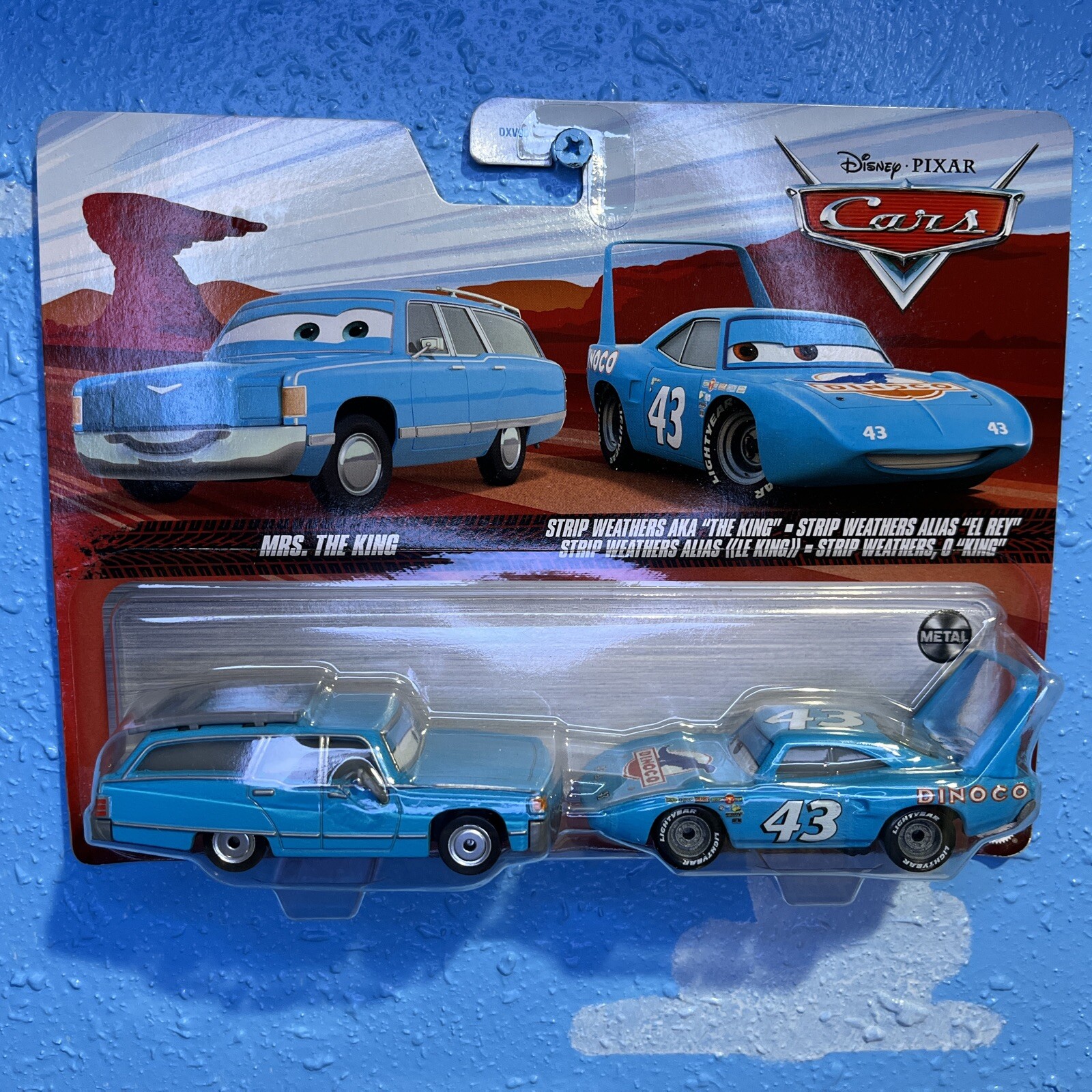 Disney Pixar World of Cars Movie Moments w/Rusty & Dusty Mr & Mrs The King