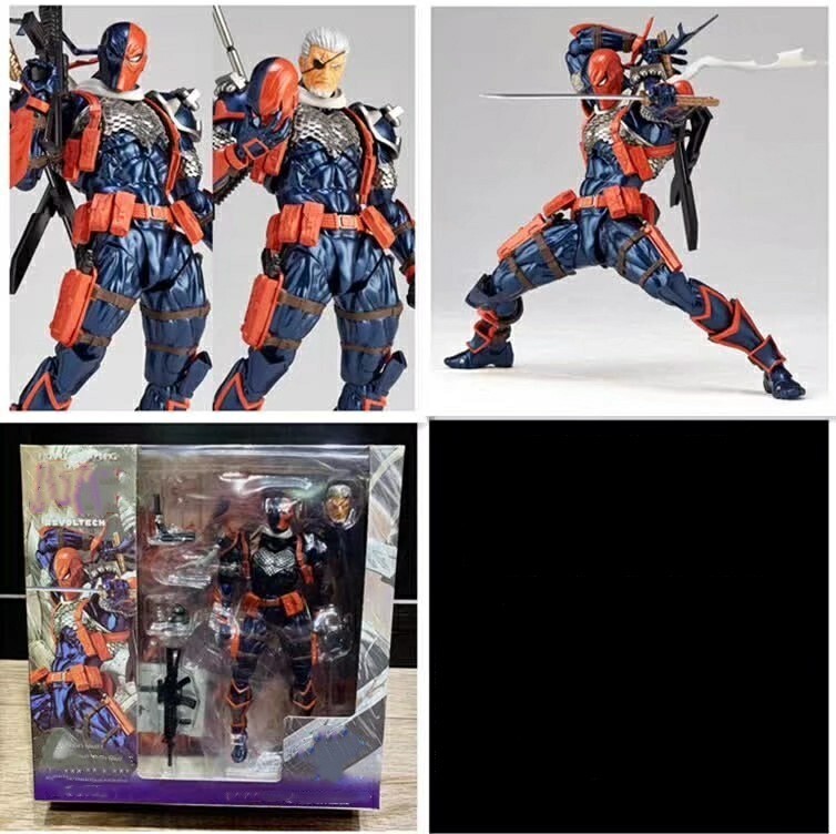 Articulated Deathstroke Figurine Revoltech Amazing Collection 16 Cm | eBay