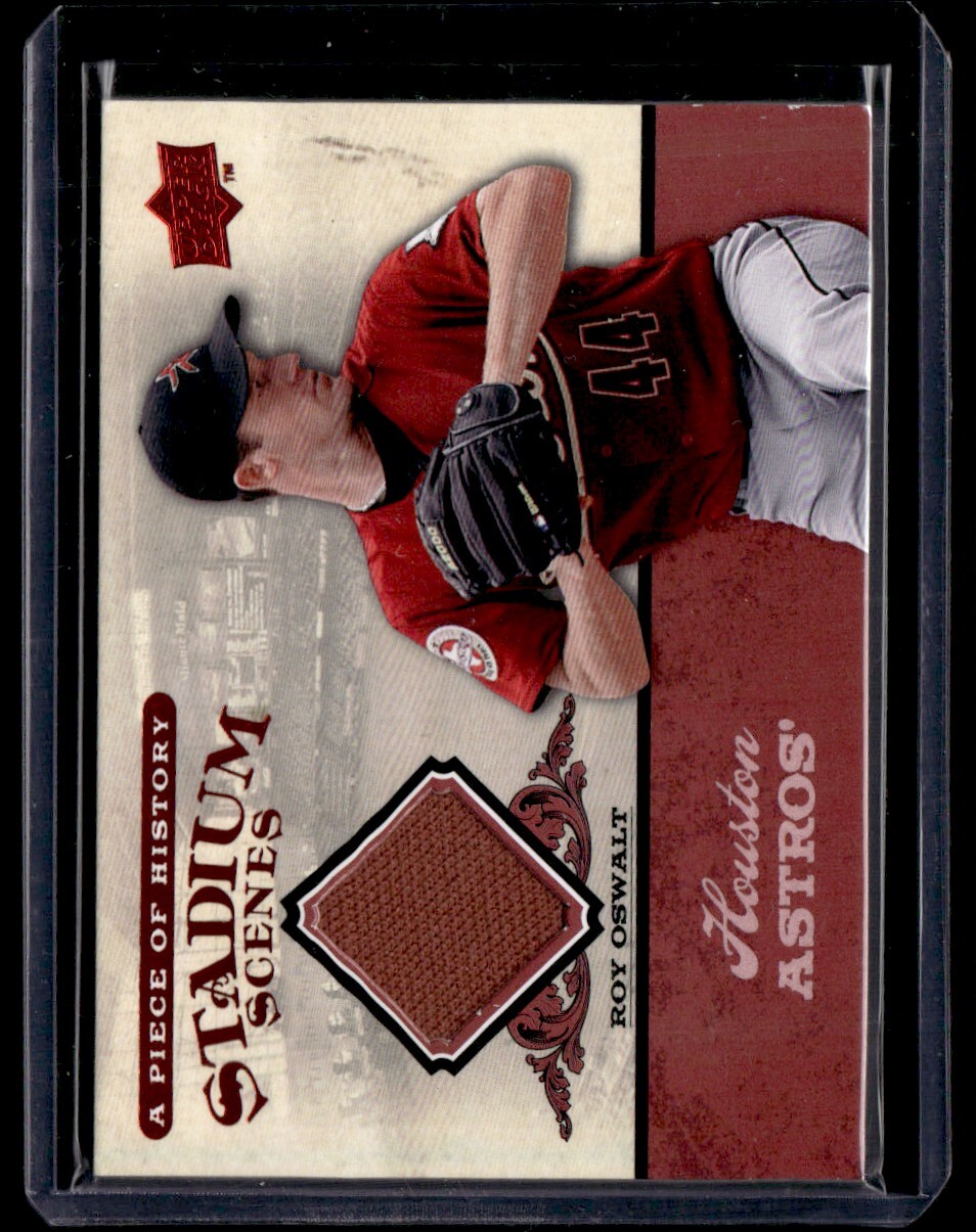 2008 Upper Deck Piece of History Stadium Scenes Houston Astros SS26 Roy Oswalt | eBay