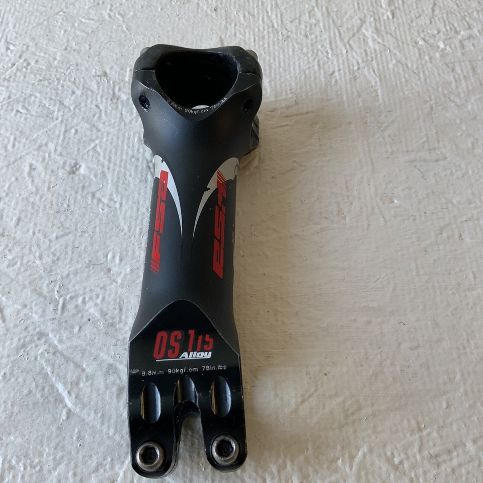 FSA OS THREADLESS STEM 120 MM 1 1/8 IN CLAMP 31.8 MM 6 DEGREE 160 GRAMS ...