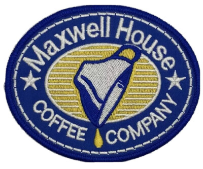Maxwell House Coffee Company Patch Retro Vintage Style Sew Iron On Cap ...