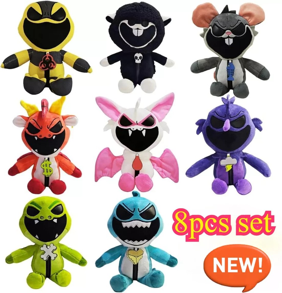 8pcs Nightmare Critters Plush Baba chops Monster Horror Game Stuffed ...