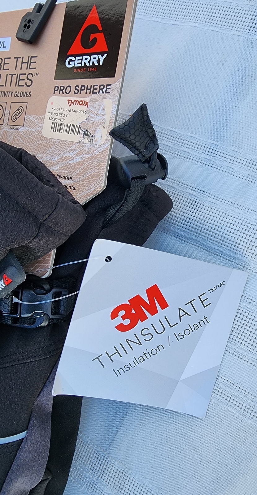 NEW Gerry Pro Sphere Men's Winter Sports Ski 3M Thinsulate M/L Size Black Gloves | eBay