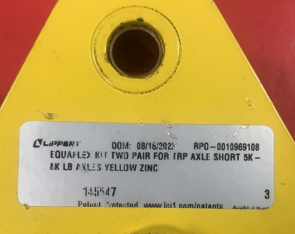LIPPERT EQUI-FLEX TRIPLE AXLE NON-GREASEABLE PIVOT 5K-8K 279688 | eBay