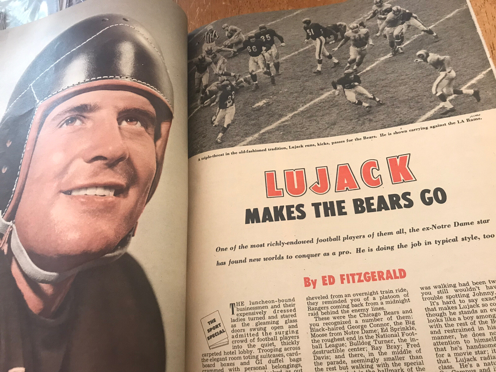 Dec 1951 Sport magazine JOHNNIE LUJACK, MICKEY MANTLE, HOWE, ++ | eBay