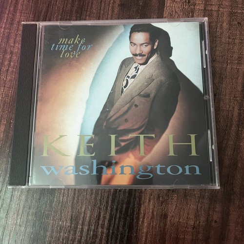 Keith Washington Make Time For Love CD (1991 R&B Soul/Kissing You ...