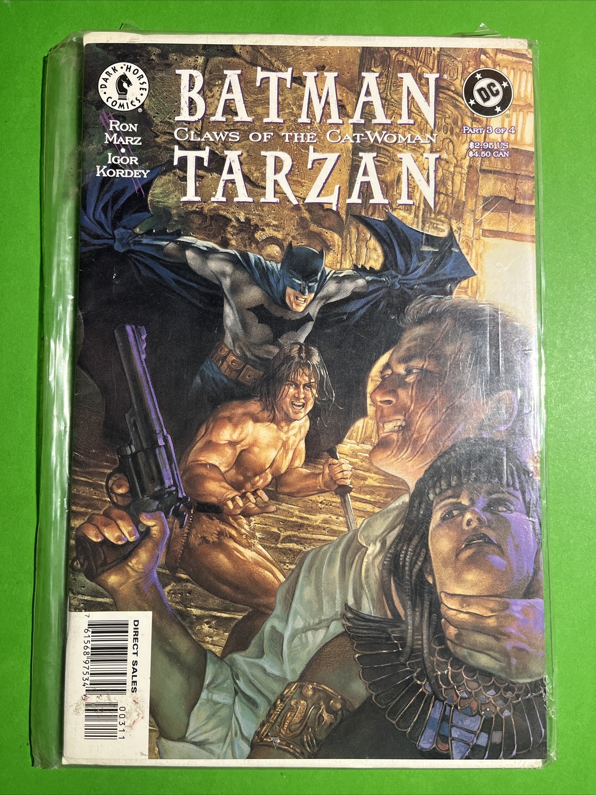 Batman Tarzan Claws Of The Cat-Woman 3 of 4 Dark Horse DC Comics 1999 ...