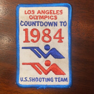 U.S. Shooting Team Patch 1984 OLYMPICS Los Angeles Countdown To 1984 ...