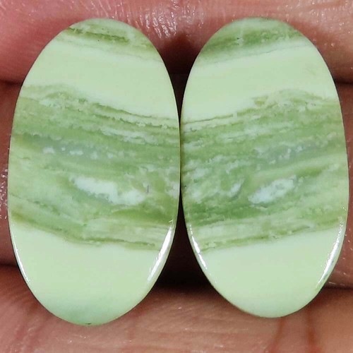 33.80 CT 14x25x4 MM Naturel Serpentine Paire Cabochon Gemme pour Bijoux Dp _103 | eBay
