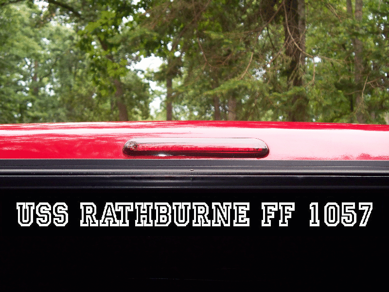 USS RATHBURNE FF 1057 DE 1057 Decal U S NAVY USN Military S01 | eBay