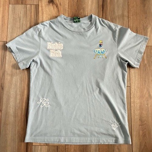 Shoe Palace X Richie Rich Money Graphic T-Shirt Large L Blue | eBay
