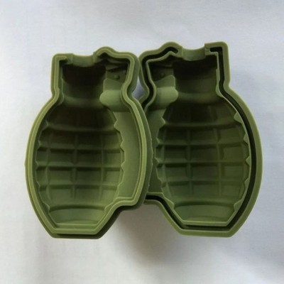 3D Grenade Shape Ice Cube Mold Ice Cream Maker Party Bar Drinks ...