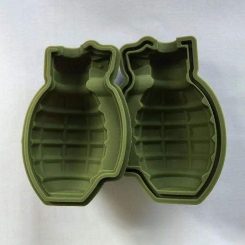 3D Grenade Shape Ice Cube Mold Ice Cream Maker Party Bar Drinks ...