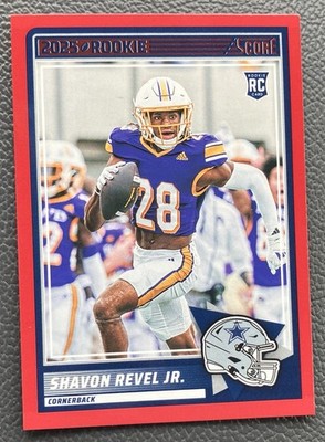 2025 Panini Score Shavon Revel Jr. Dallas Cowboys #91 Red | eBay