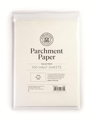 Professional-Grade Pre Cut Parchment Paper Sheets for Baking: 100 Count ...
