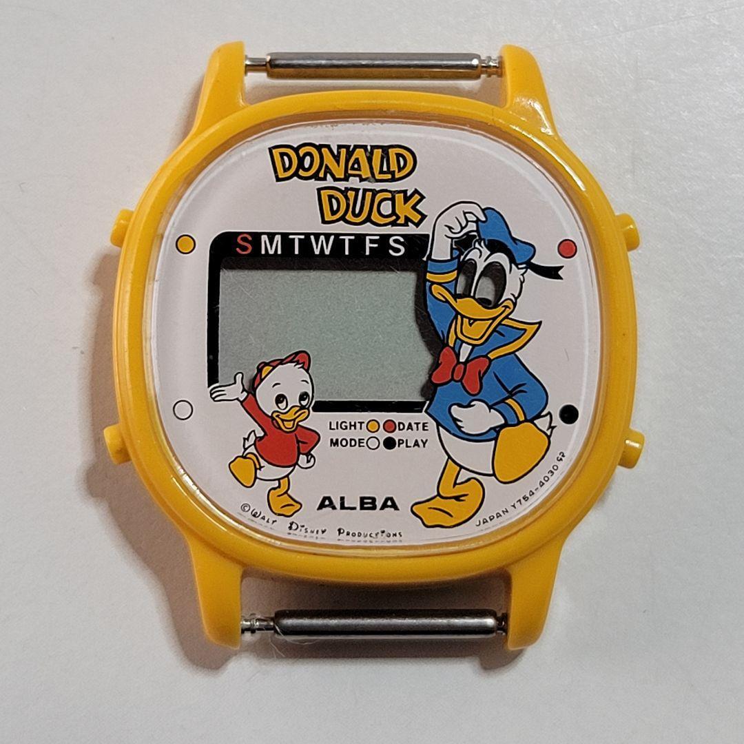 Rare Seiko Alba Anime Time Donald Duck Case Only - Gem