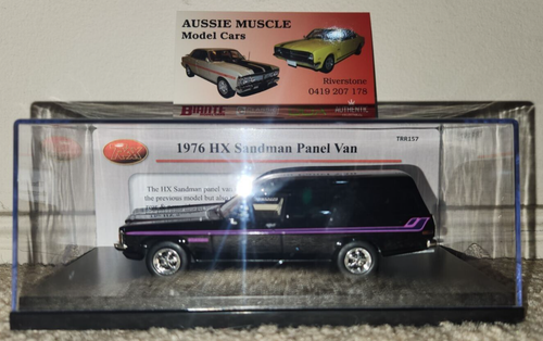 1:43 Trax Holden HX Sandman Panel Van in Tuxedo Black | eBay Australia
