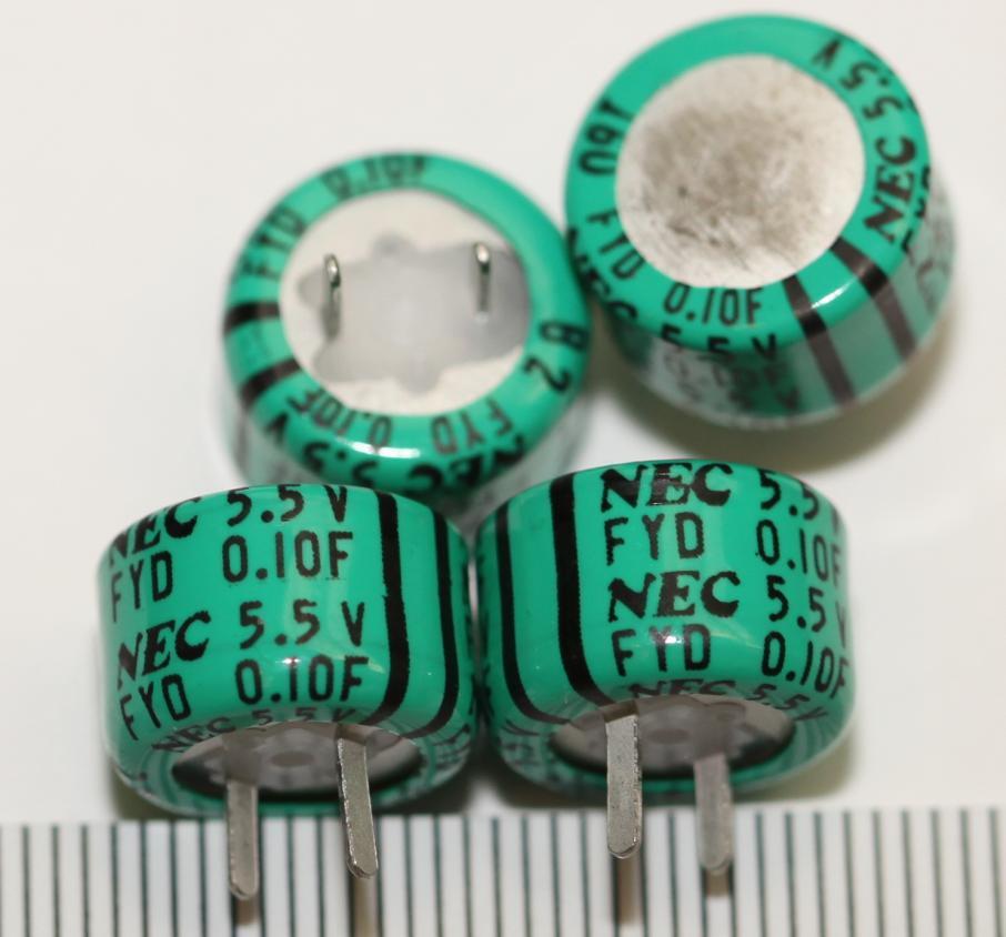 10PCS FYD0H104ZF FYD Series Coin Cell Super Capacitor ORIGINAL NEC ...