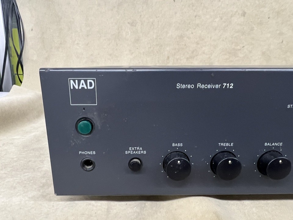 NAD 712 Vintage Stereo AM/FM HiFi Integrated Receiver | 75W/Channel ...