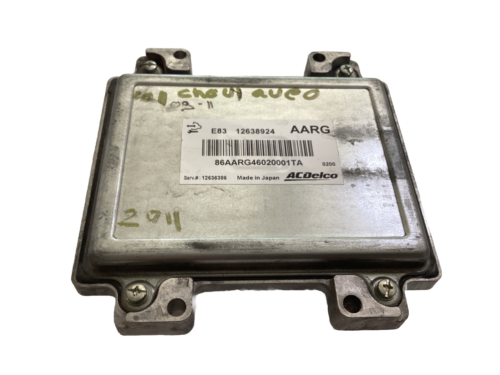 2009-2012 Chevy Aveo 1.6L Engine Computer Control Module ECM ECU OEM ...