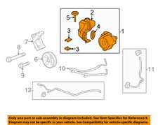 Chevrolet GM OEM 10-15 Camaro Pump Steering Pump-pulley 92068726 for ...