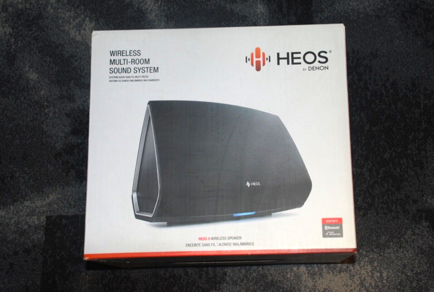 Denon HEOS 5 Wireless Speaker Black Multi Room Sound System - Open Box | eBay