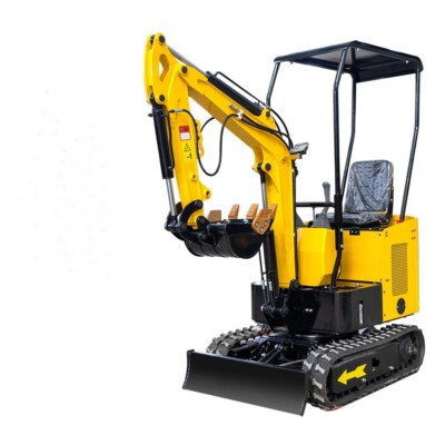 One Ton Mini Excavator Track Digger with Kubota Diesel Engine | eBay