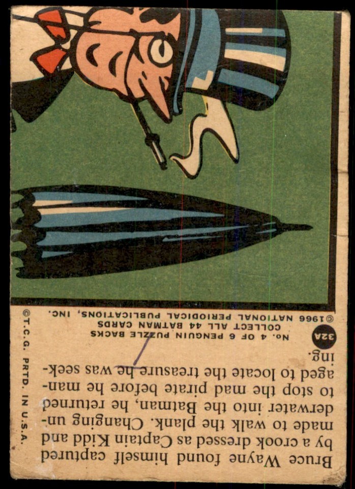 1966 Topps Captian's Kidd Caper( Creased) Batman #32A | eBay
