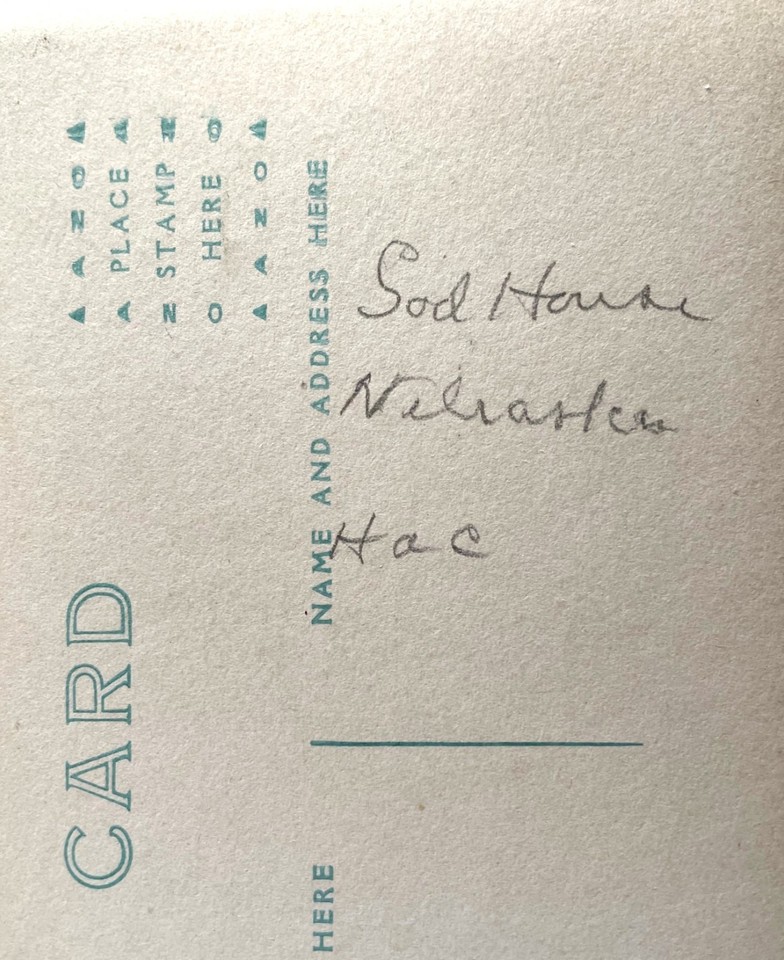 Early Rare 1900s Nebraska Sod House Postcard Excellent Condition | eBay UK