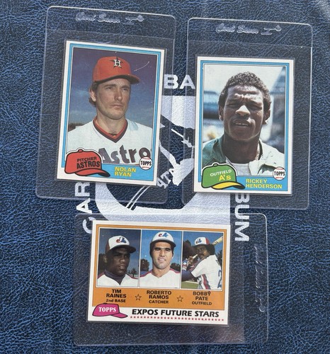 1981 Topps Baseball Set MINT CENTERED— Excellent Candidates For Grading ...