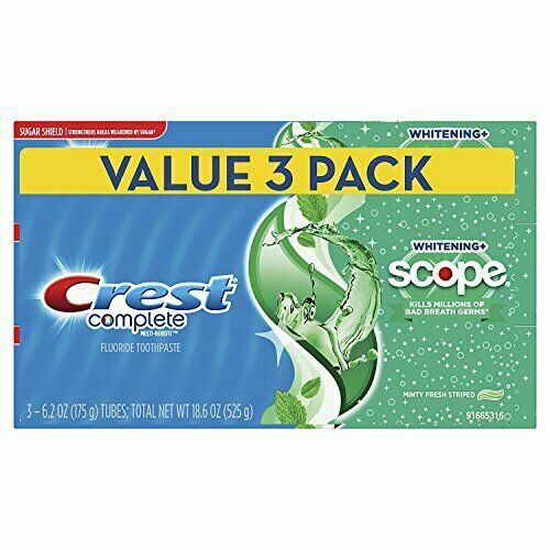 Crest Cre-7048 Whitening Scope Toothpaste Triple Pack 885222330643 | eBay