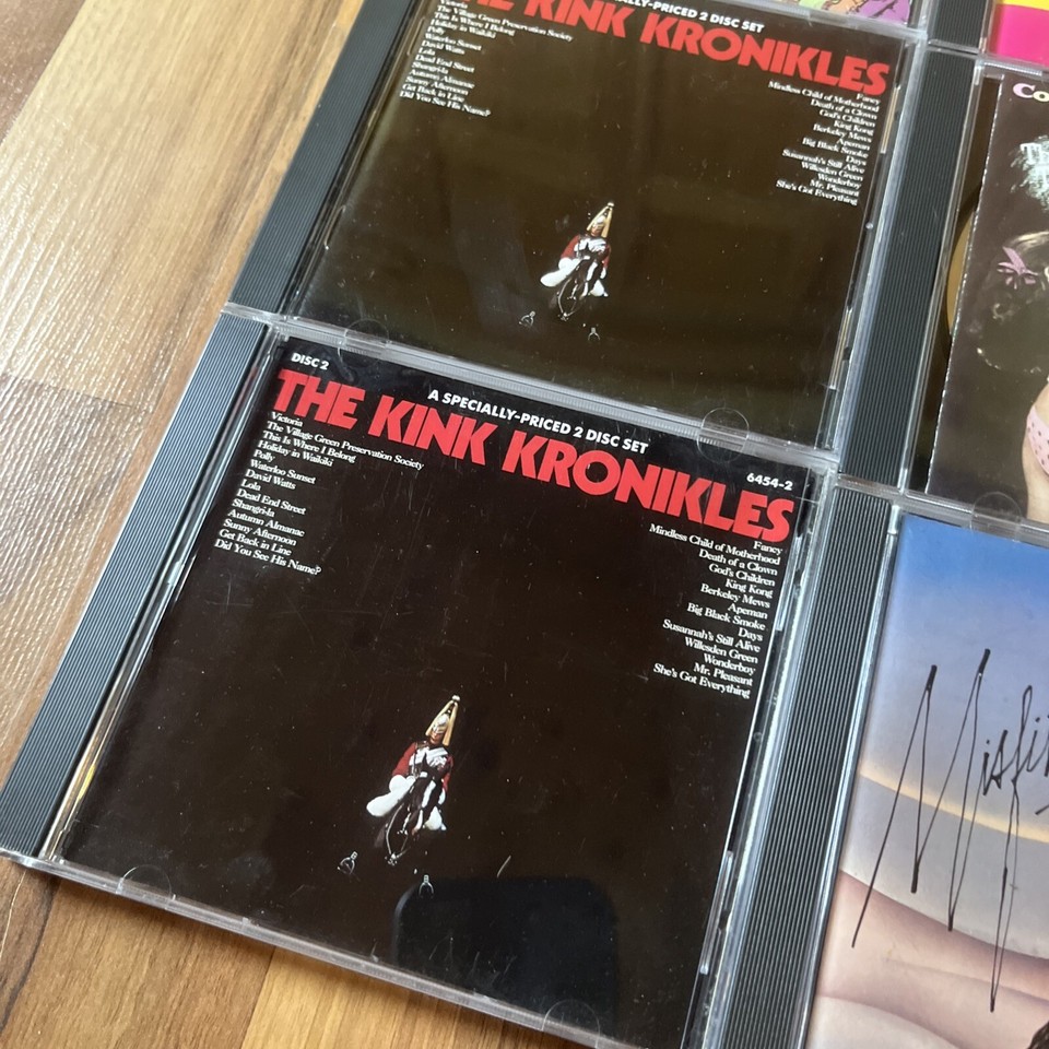 THE KINKS CD Lot Of 6 Rare OOP Misfits, One For The Road, Kronikles, In ...
