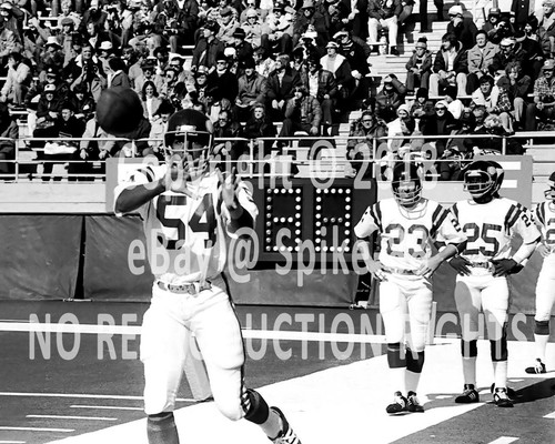 FRED McNEILL MINNESOTA VIKINGS IN WARMUPS JEFF WRIGHT & NATE ALLEN 1974 ...