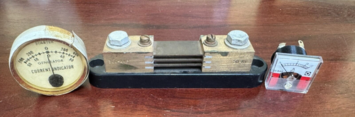 STITCHT CO.SHUNT AMP 300 AMP 50 MV W/ STARTER CURRENT INDICATOR / DC ...