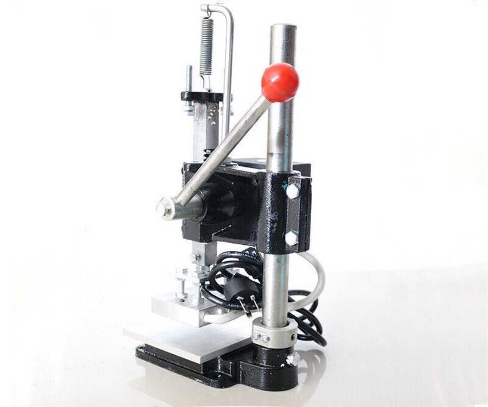 Manual Hot Foil Stamping Machine Leather Embossing Leathercraft Die ...