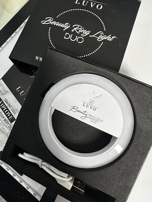 📸 Luvo Beauty Ring Light Duo universal clip smartphone/tablet selfie ringlight | eBay Australia