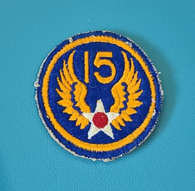 15th Army Air Corps-Cut Edge-White Back Patch-Off Uniform----Original ...