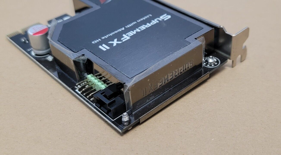 Asus ROG SupremeFX II PCIe Sound Card P5E DELUXE GREEN | eBay