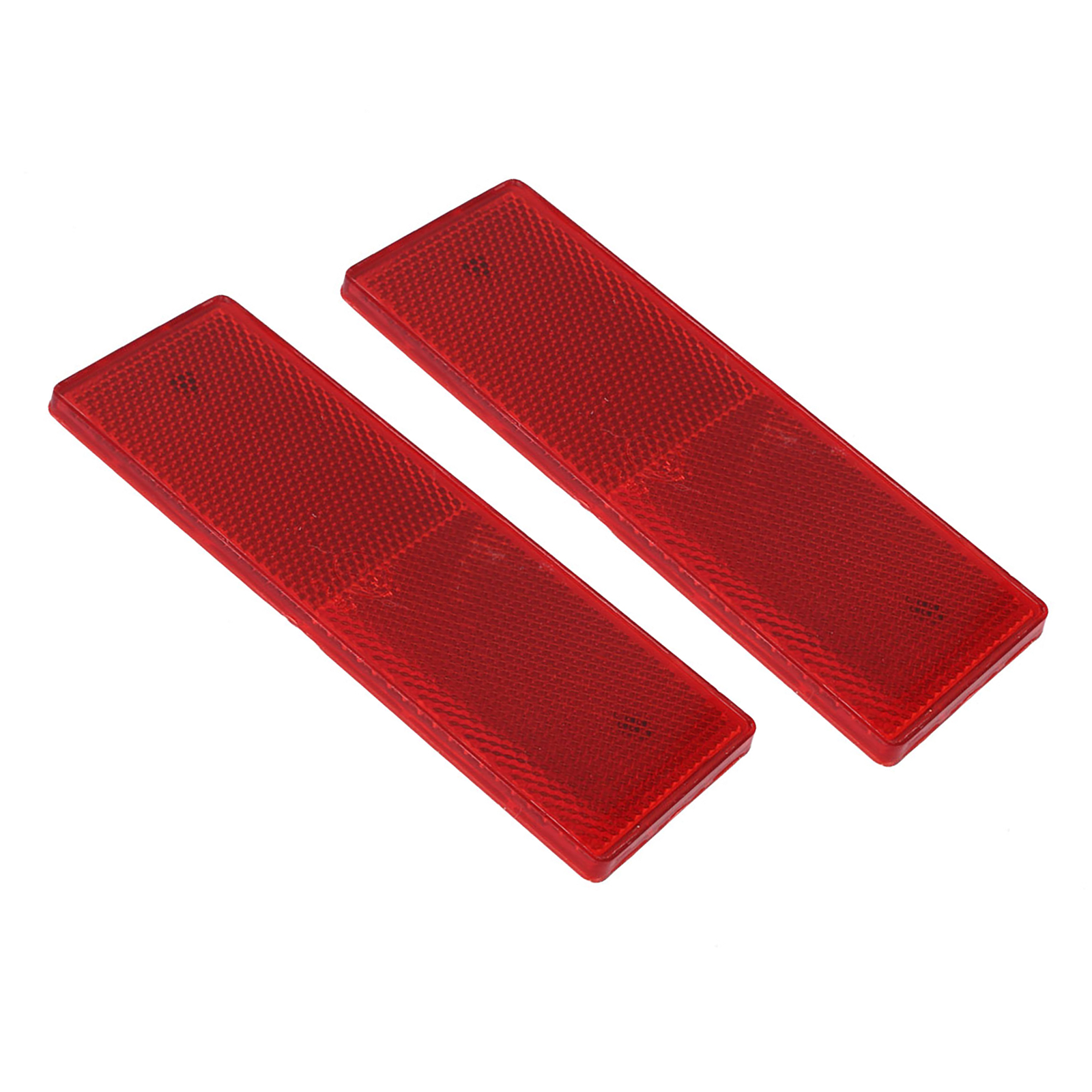 Vehicle Car Plastic Stick-On Reflective Rectangle Reflector Universal ...