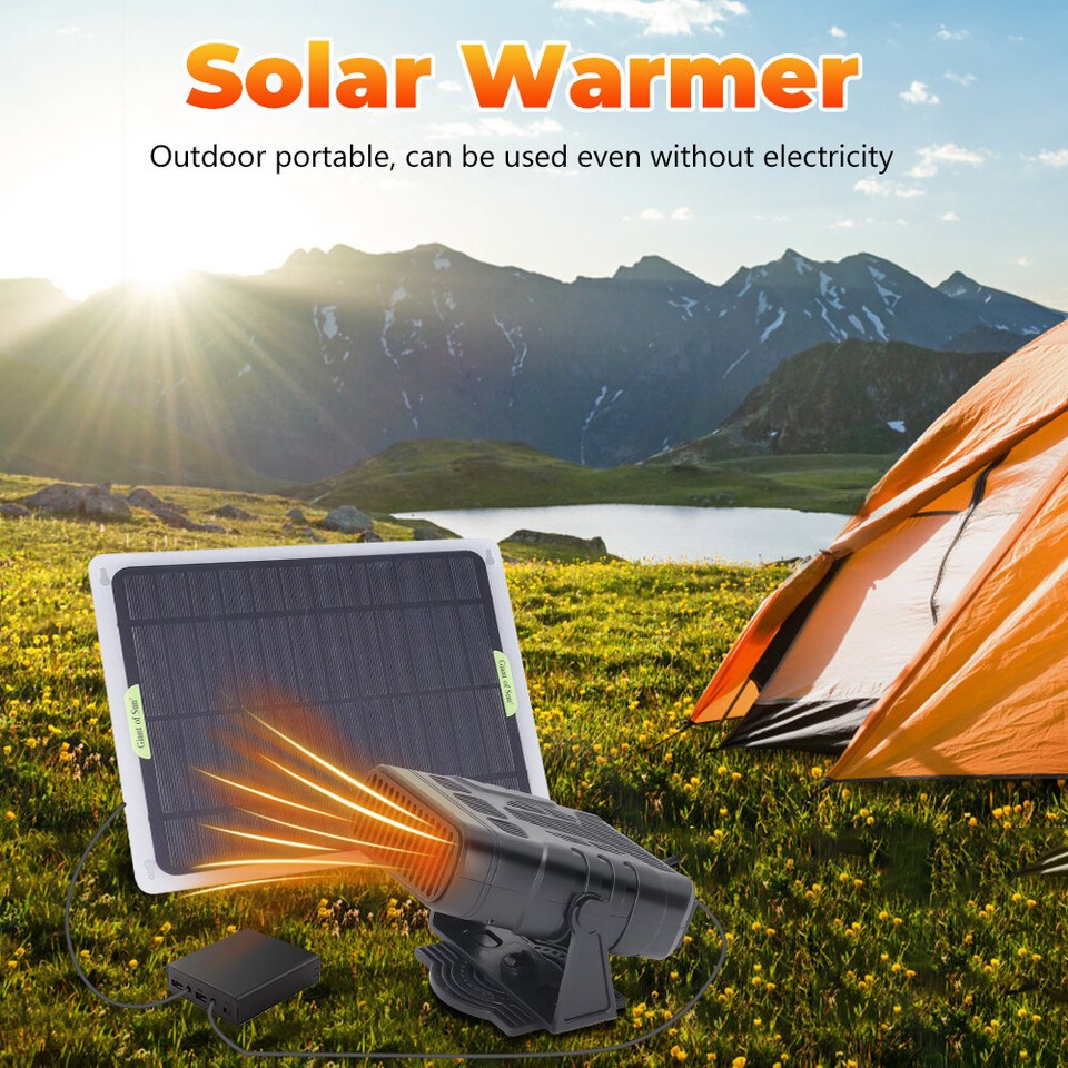 40W Mono Solar Panel Car Defroster Heating Fan , Pet Chicken Coop ...
